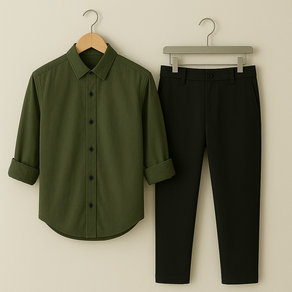 Mens formal shirt pant combo – Blackship.in